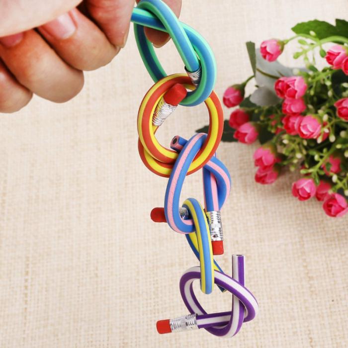 100 pcs 50 pcs 10 pcs Soft Flexible Bendy Pencils ... – Grandado