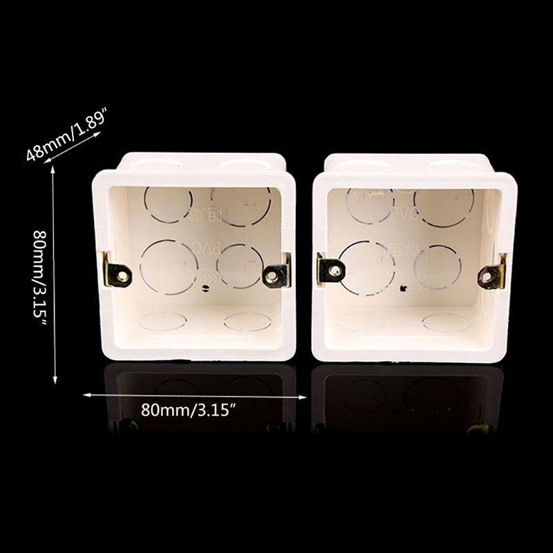 80x80 PVC Junction Box Wall Mount Cassette For Swi... – Grandado