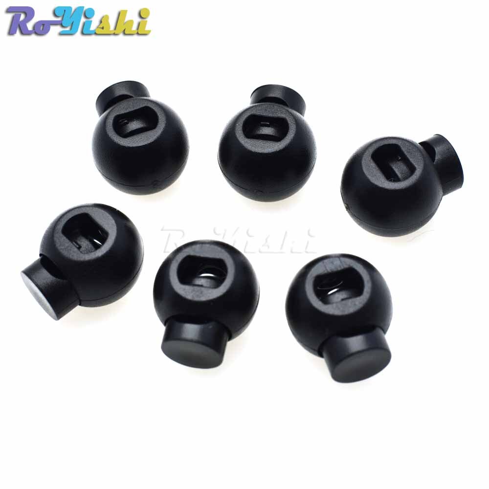 100 stks/pak Cord Lock Ball Ronde Toggle Stopper P... – Grandado