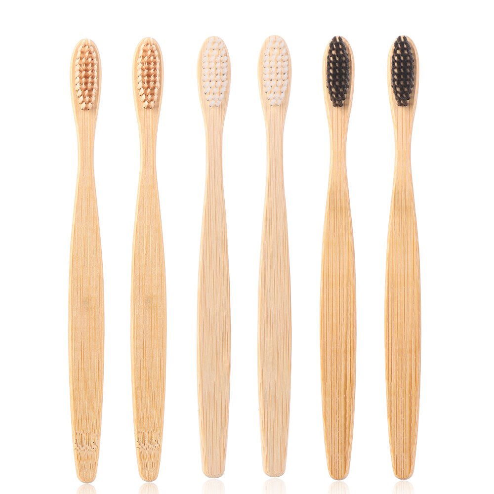 1/5Pc Environmental Bamboo Toothbrush Charcoal Hea... – Grandado