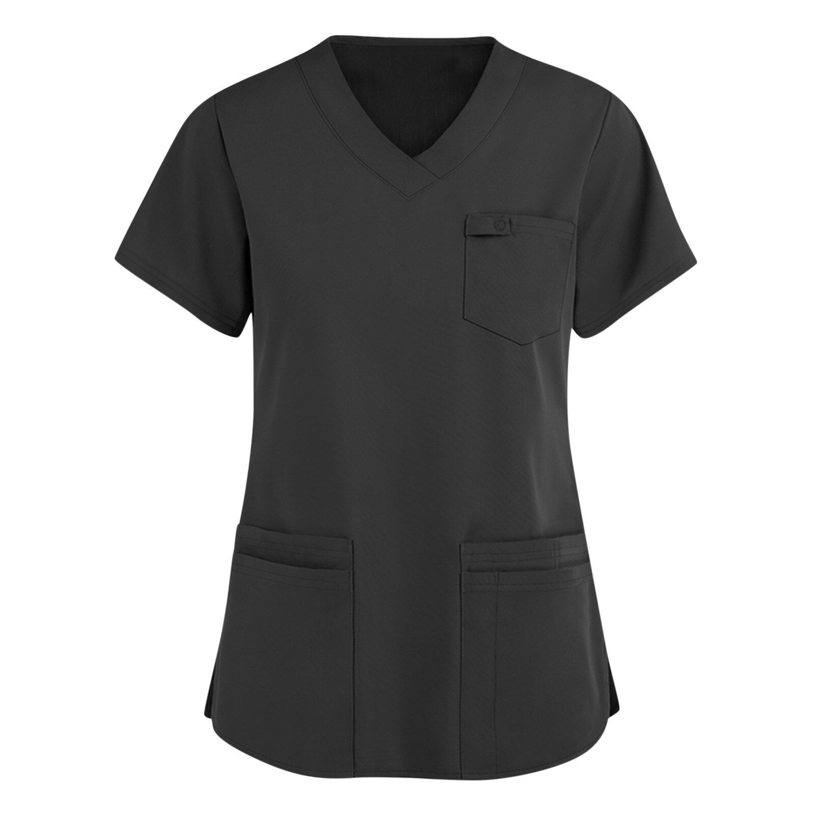 Women's Grooming Agency Clothing Short Sleeve V-ne... – Grandado