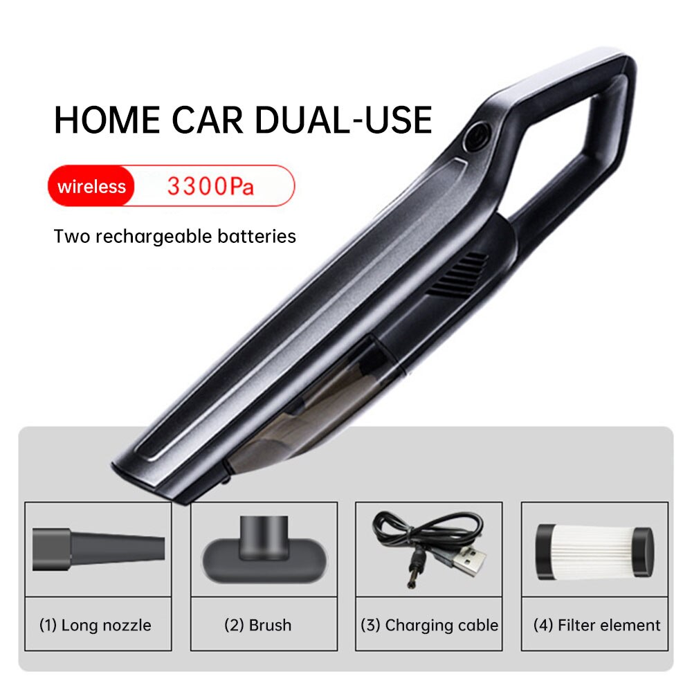 Handheld Wireless Vacuum Powerful Cyclone Suction ... – Grandado