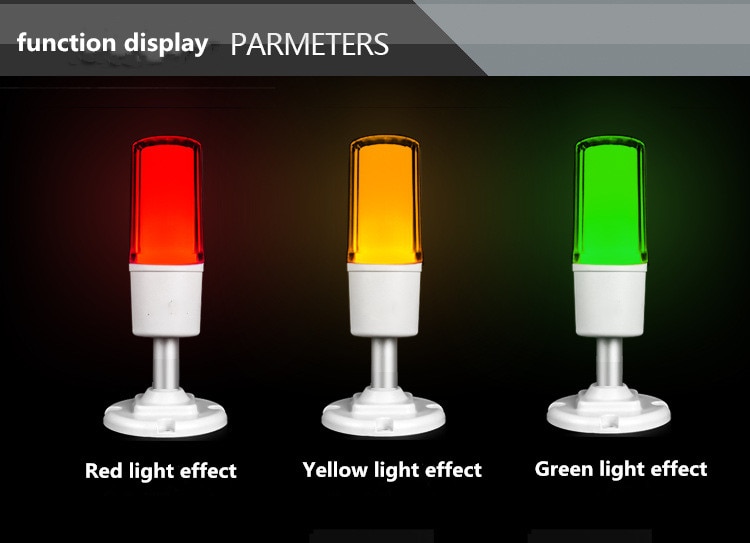 Led 3 Color In 1 layer Indicator Light 24V Warning... – Vicedeal