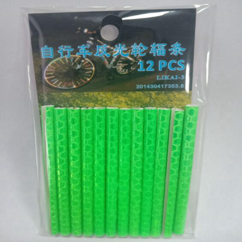 Colorful reflective spokes bicycle spokes decorati... – Grandado