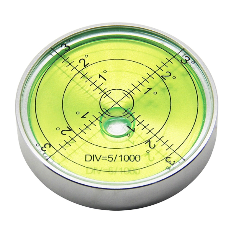 60mm/2.36" Bullseye Level Aluminium Case Roun... – Grandado