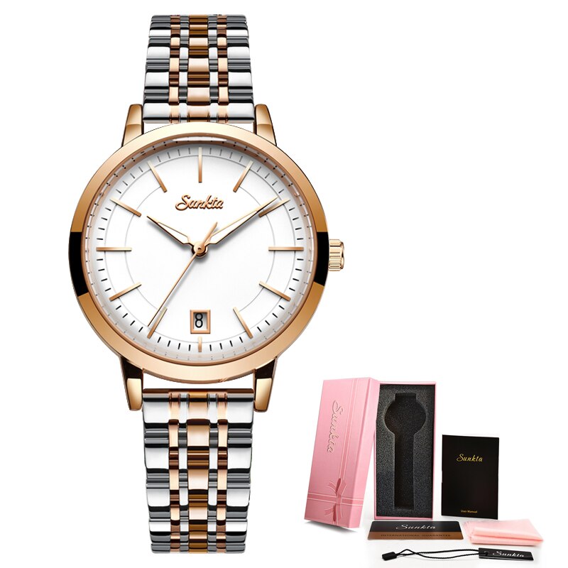 SUNKTA Womens Watch Top Brand Luxury Casual Watch ... – Vicedeal