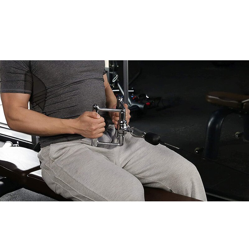 V Shaped Press Down Bar Cable Attachments Gym Lat ... – Grandado