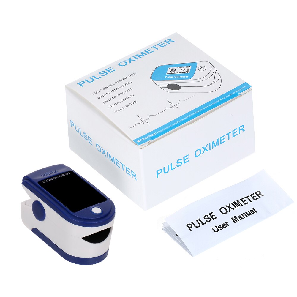 Fingertip Pulse Oximeter SPO2 PR PI RR SpO2 Monito... – Grandado