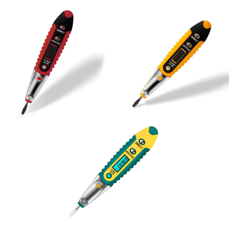 Voltage Test Pen Tester Pencil AC/DC 12-250V LCD D... – Vicedeal