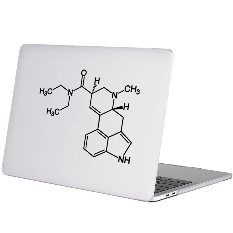 LSD Chemistry Molecule Laptop Decal Sticker for Ma... – Grandado