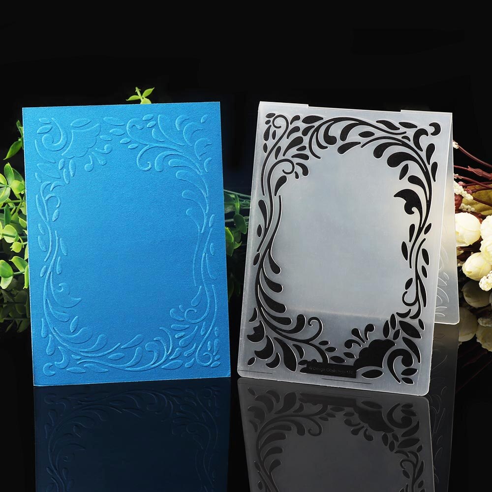 1PC Various Pattern Plastic Embossing Template DIY... – Grandado