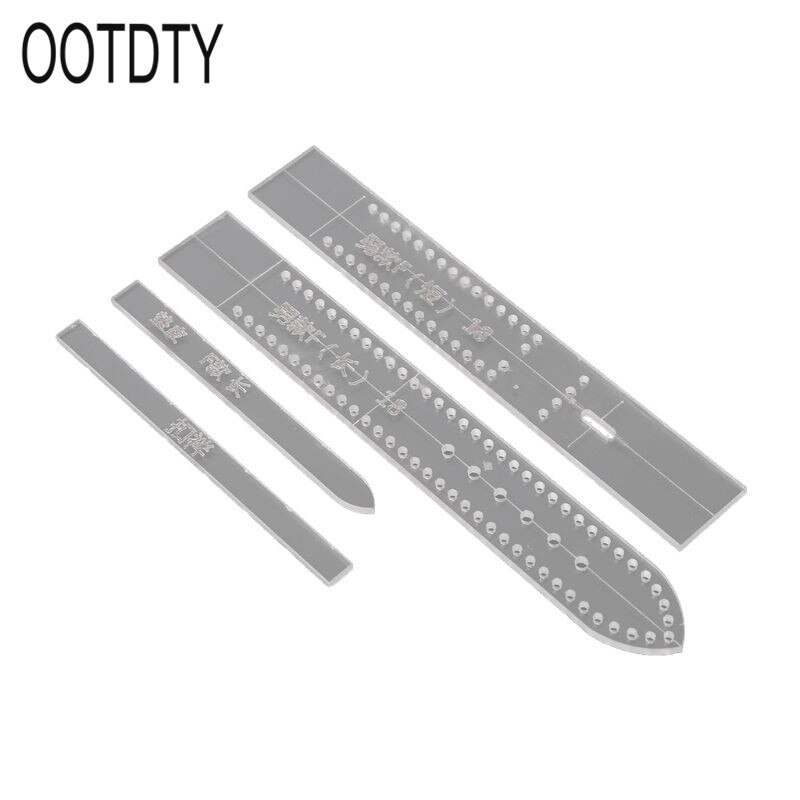 4pcs/set Transparent Acrylic Watch Strap Band Sten... – Vicedeal