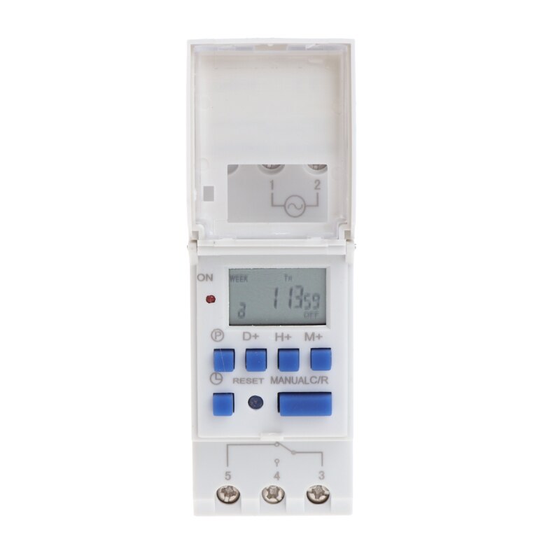 Ac 220v 16a Digital Lcd 7 Day Programmable Timer T Grandado