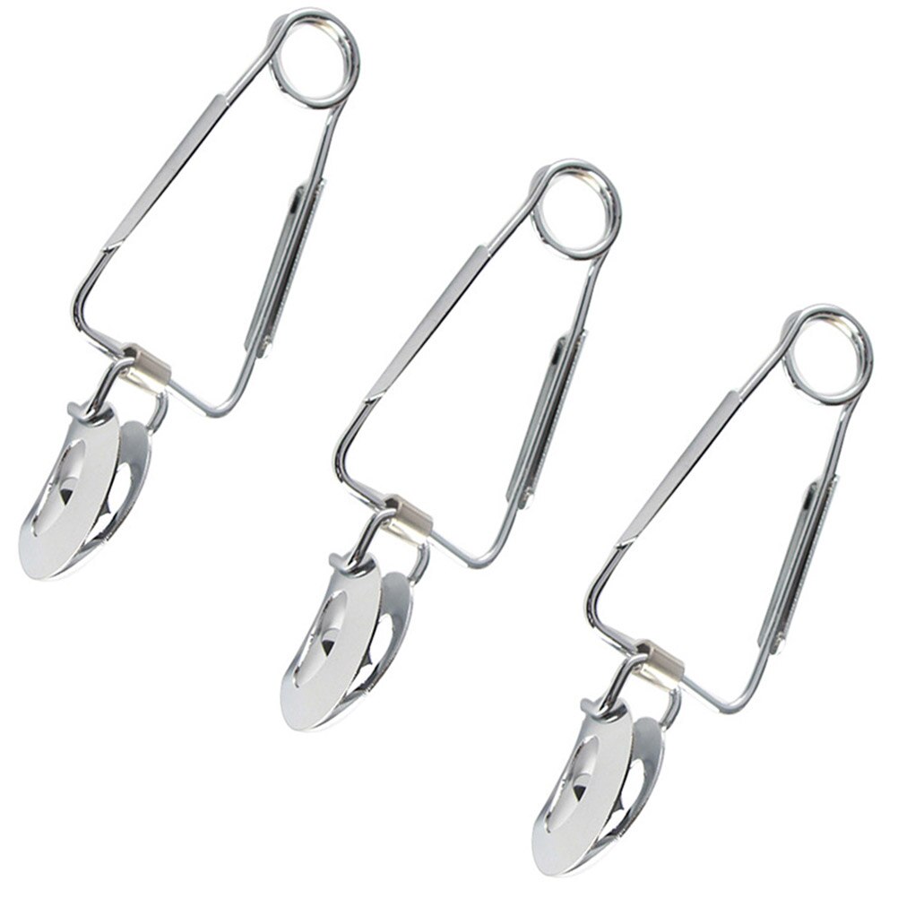 6 Pcs Spring Food Clamp Stainless Steel Food Tong ... – Vicedeal