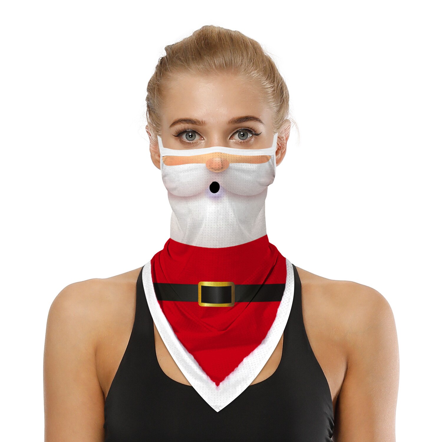 1PC Christmas Print Seamless Ear Mask Sports Scarf... – Vicedeal