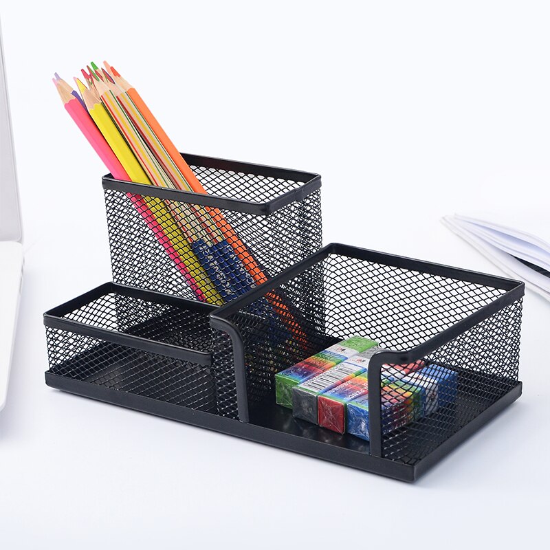 Simple Pen Holder Metal Desk Tidy Stationery Holde... – Grandado
