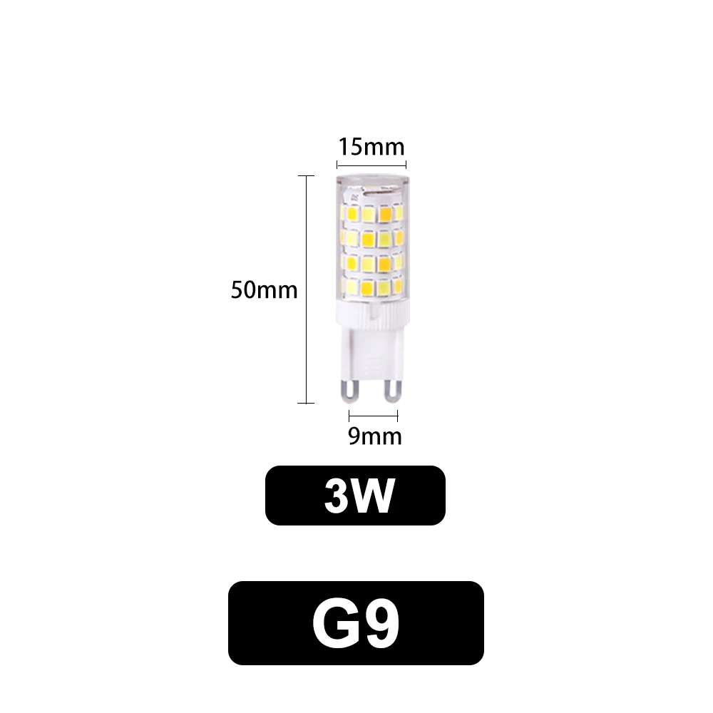 LED Lamp 3W 5W 7W G9 verlichting licht Dimbare AC ... – Vicedeal