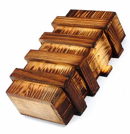 Wood puzzle box props for escape mysterious room R... – Grandado