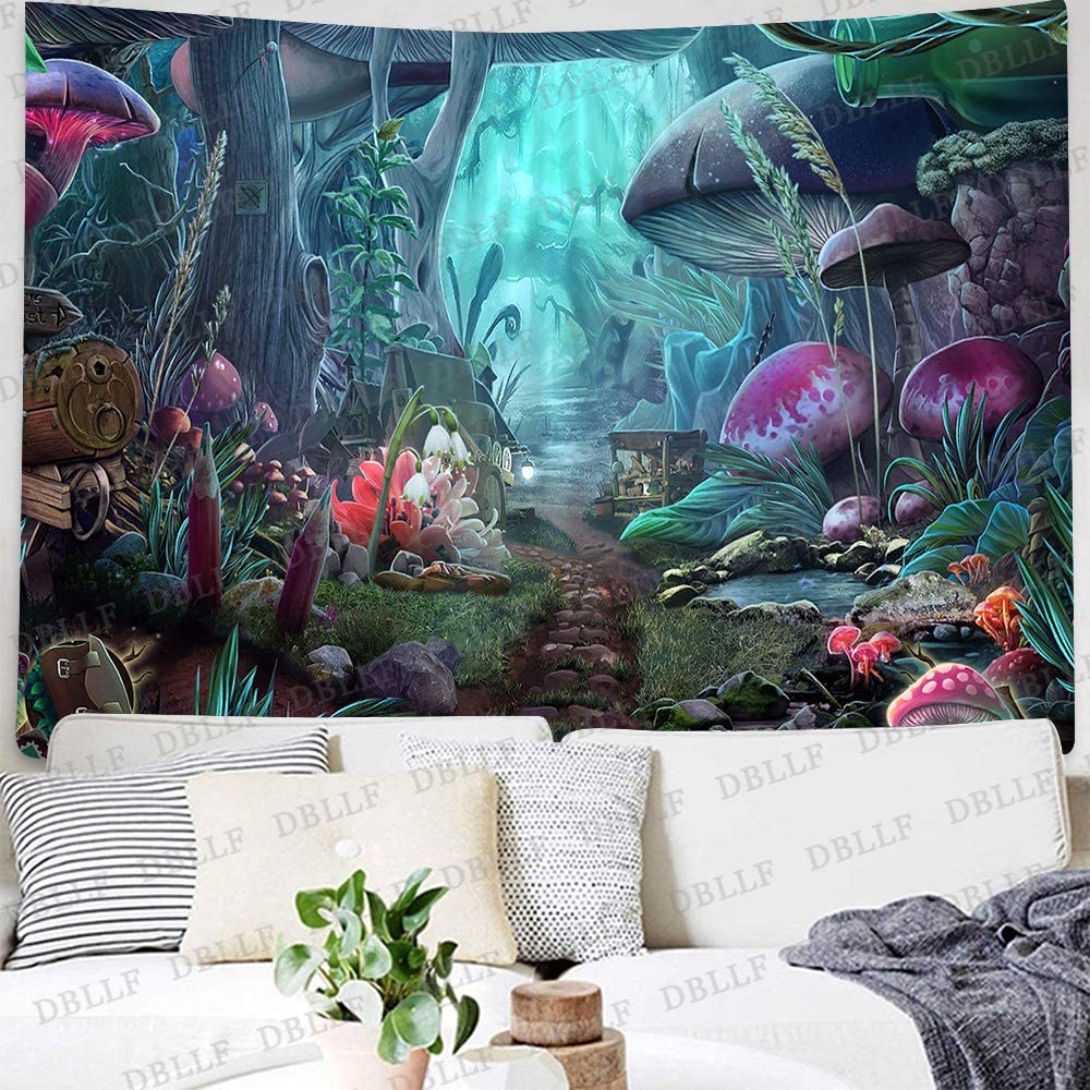 Psychedelische Muur Opknoping Game Paddestoel Kast... – Vicedeal