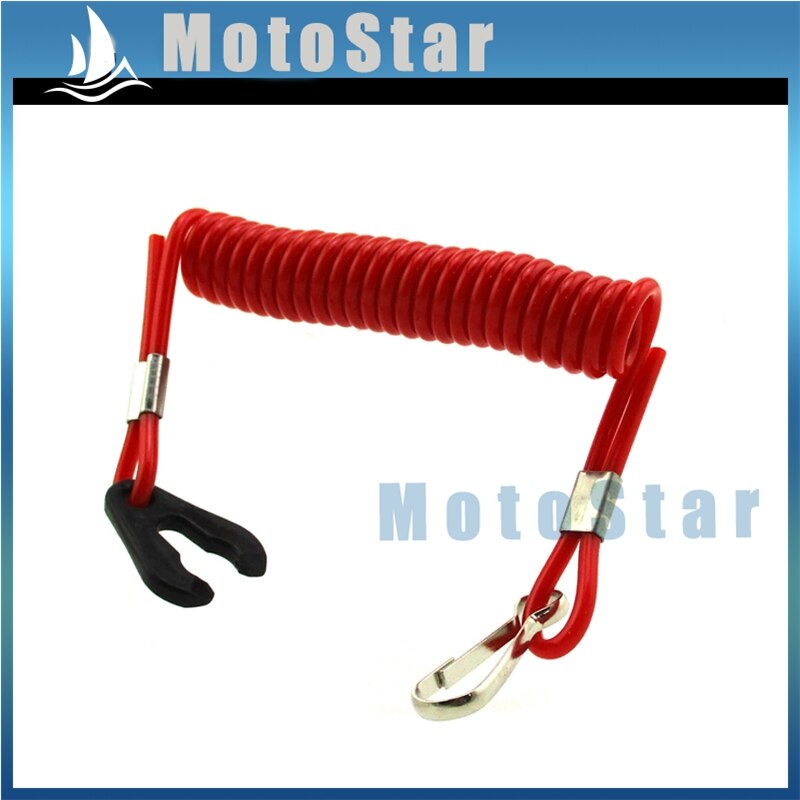 Red Safety Tether Lanyard Cord For Stop Kill Switc... – Grandado