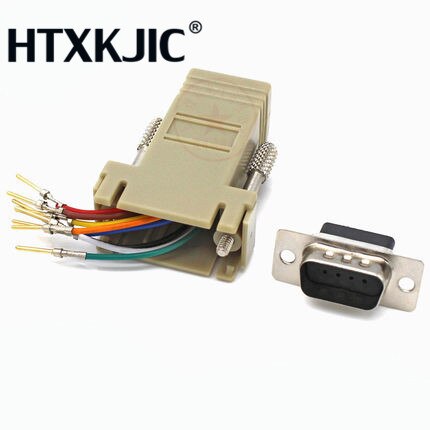 DB9 Female to RJ45 Female DB9 to RJ45 Adapter Conn... – Grandado