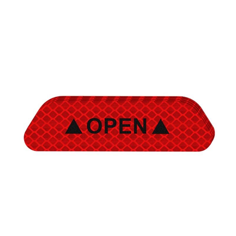 4PCS/Set Car Door Stickers Warning Mark Reflective... – Grandado