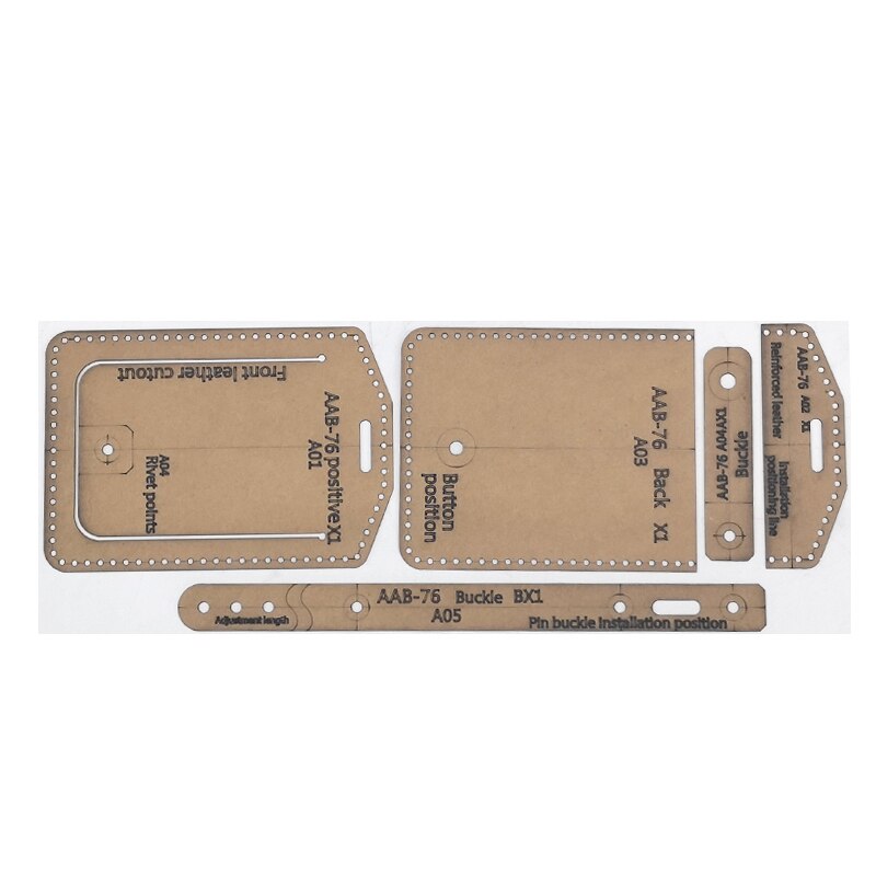 1 Set DIY Leather Handmade flip Luggage Tag Sewing... – Vicedeal