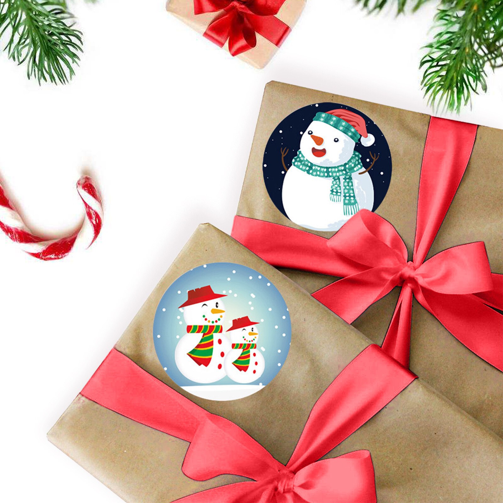 Christmas Tags Stickers Labels Decorative Labels C... – Grandado