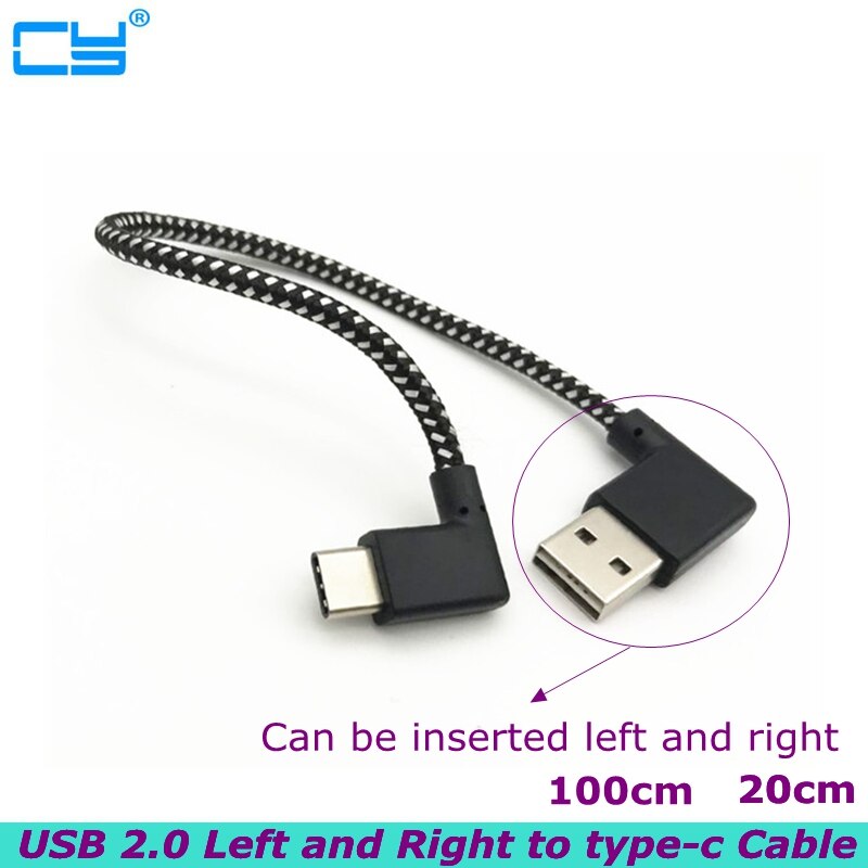 Type-c Male Connector 90 Degree to USB Male Connec... – Grandado