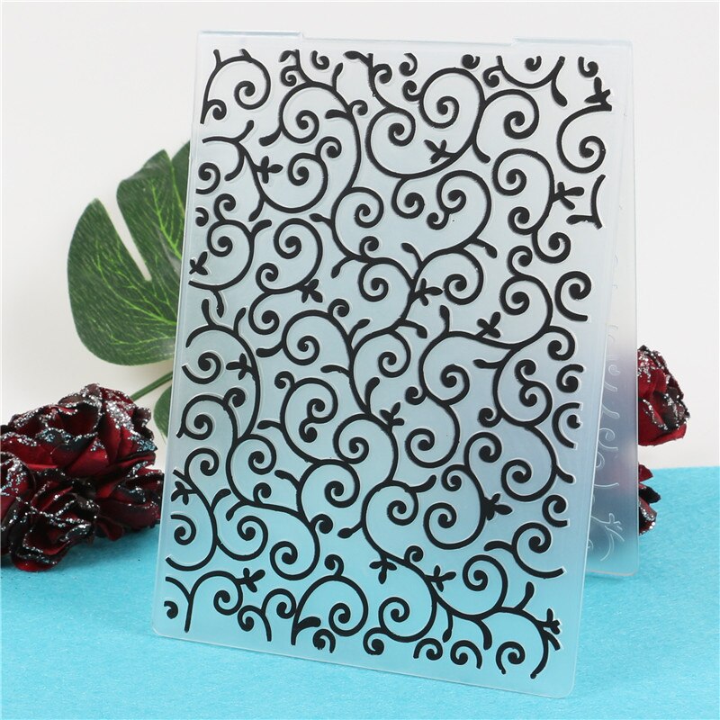 Heart Leaves Plastic Embossing Folder for Scrapboo... – Grandado