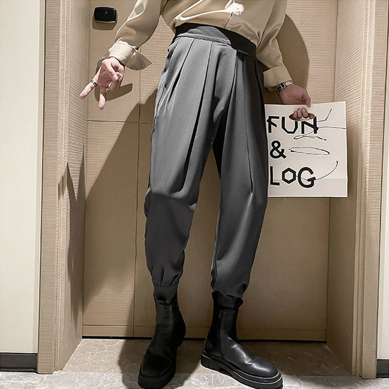 Streetwear Joggers Men Loose Casual Harem Pants Te... – Grandado