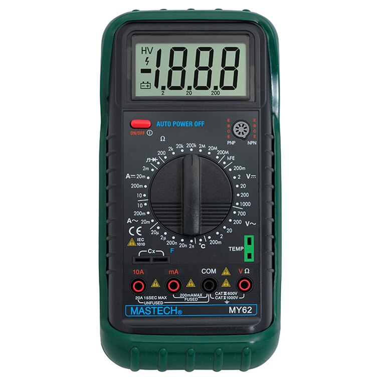 MASTECH MY62 Handheld Digital Multimeter DMM W/Tem... – Vicedeal