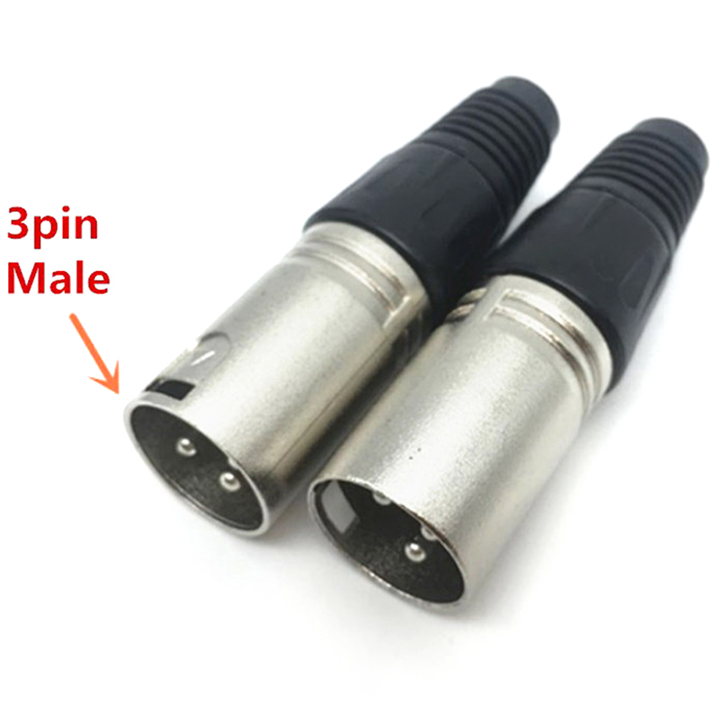 Male & Female 3-Pin 4-Pin 5-Pin XLR Microphone Aud... – Grandado
