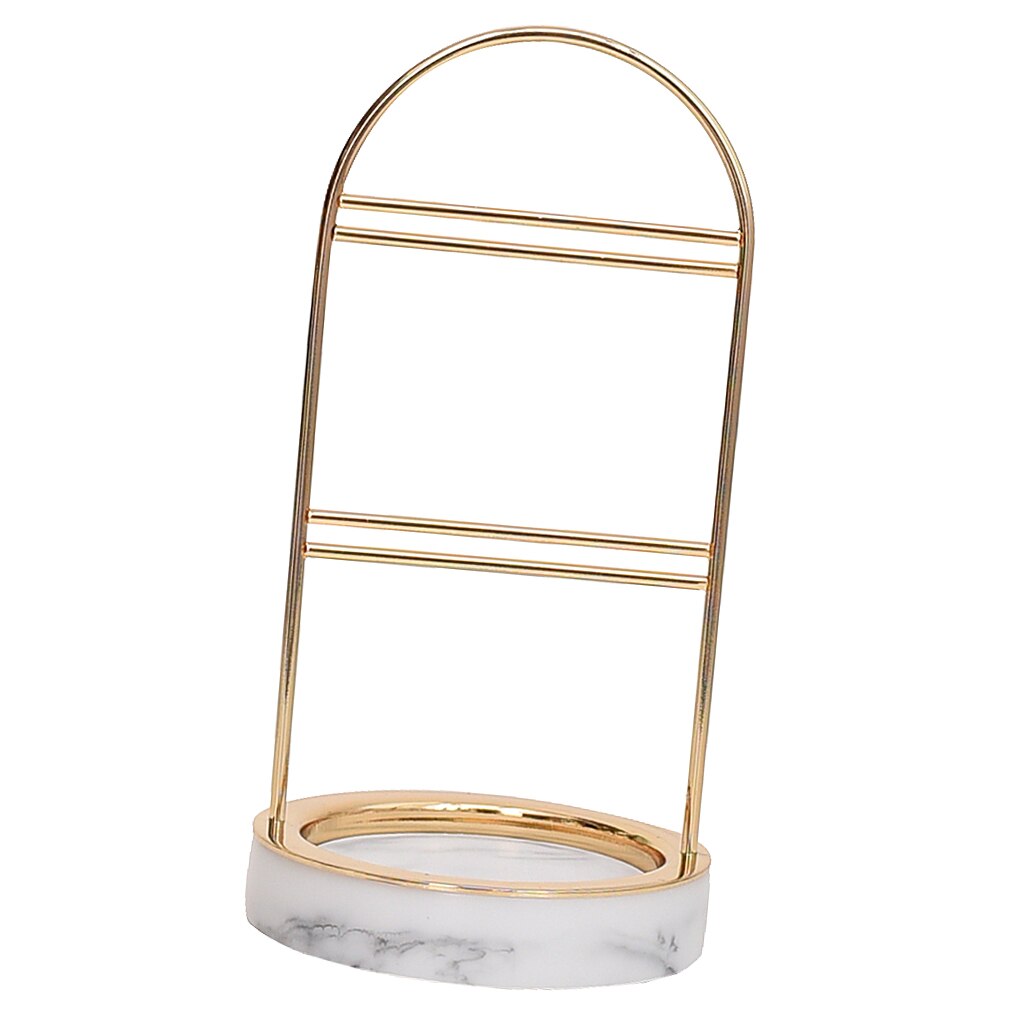 Gold Metal Rack Reisn Marbling Texture Tray Base J... – Vicedeal