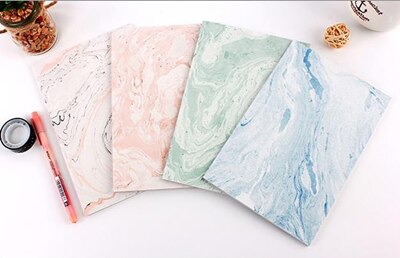 Leuke Notebook Dagboek Marmer lijnen A5 Papier Not... – Grandado