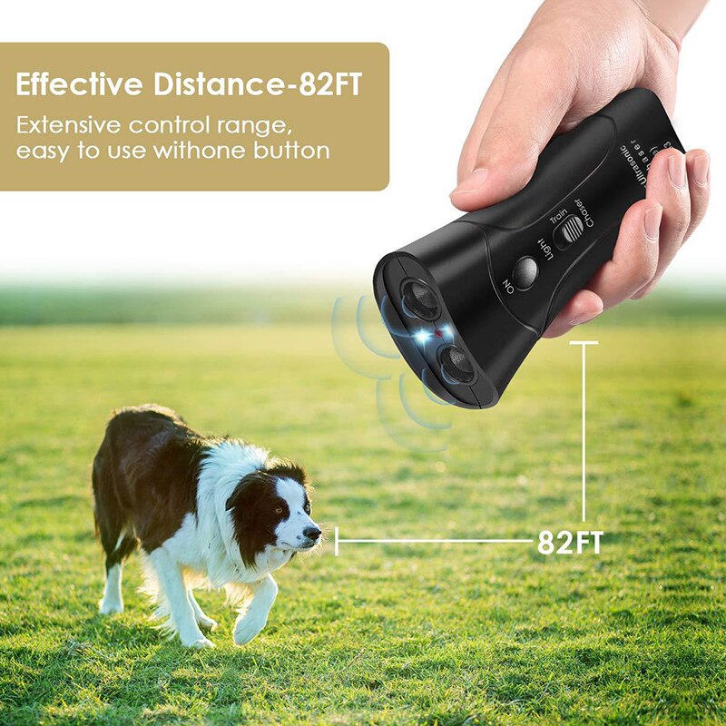 Ultrasone Hond Repeller Led Zaklamp Huisdier Chase... – Vicedeal