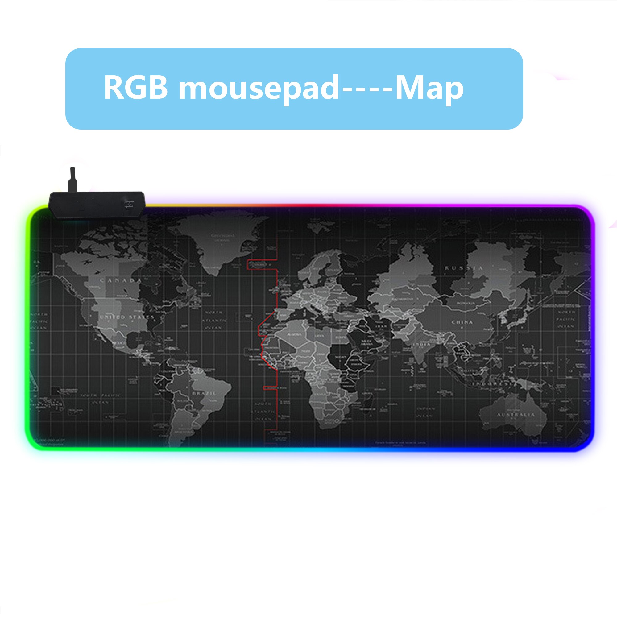 RGB Large Mouse Pad Gaming Mousepad Anti-slip Natu... – Vicedeal