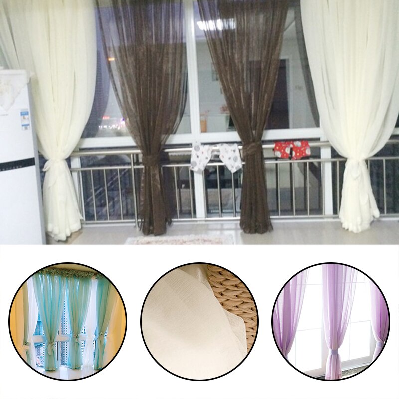 1*2.8M Gauze Curtains for Kitchen Living Room Deco... – Grandado