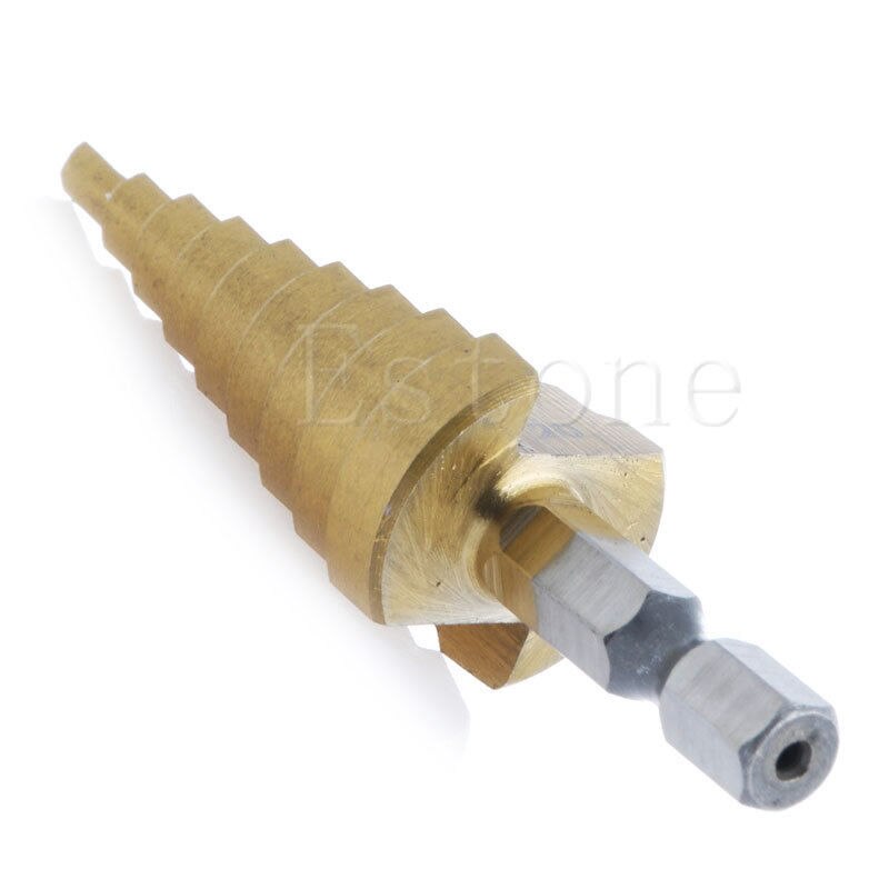 3 Stks HSS 4241 Staal Stap Cone Titanium Coated Bo... – Grandado