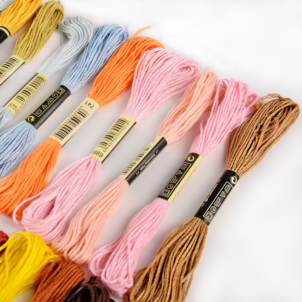 50 skeins thread embroidery floss embroidery 8m 6-... – Grandado