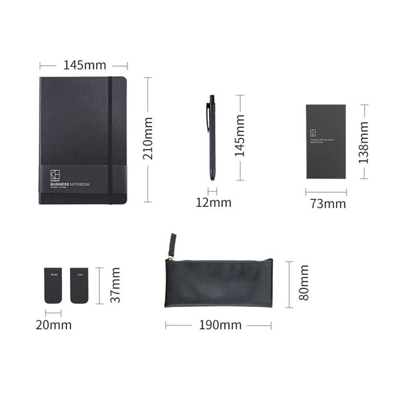 Xiaomi kinbor business sæt sort a5 notesbog kugle... – Grandado