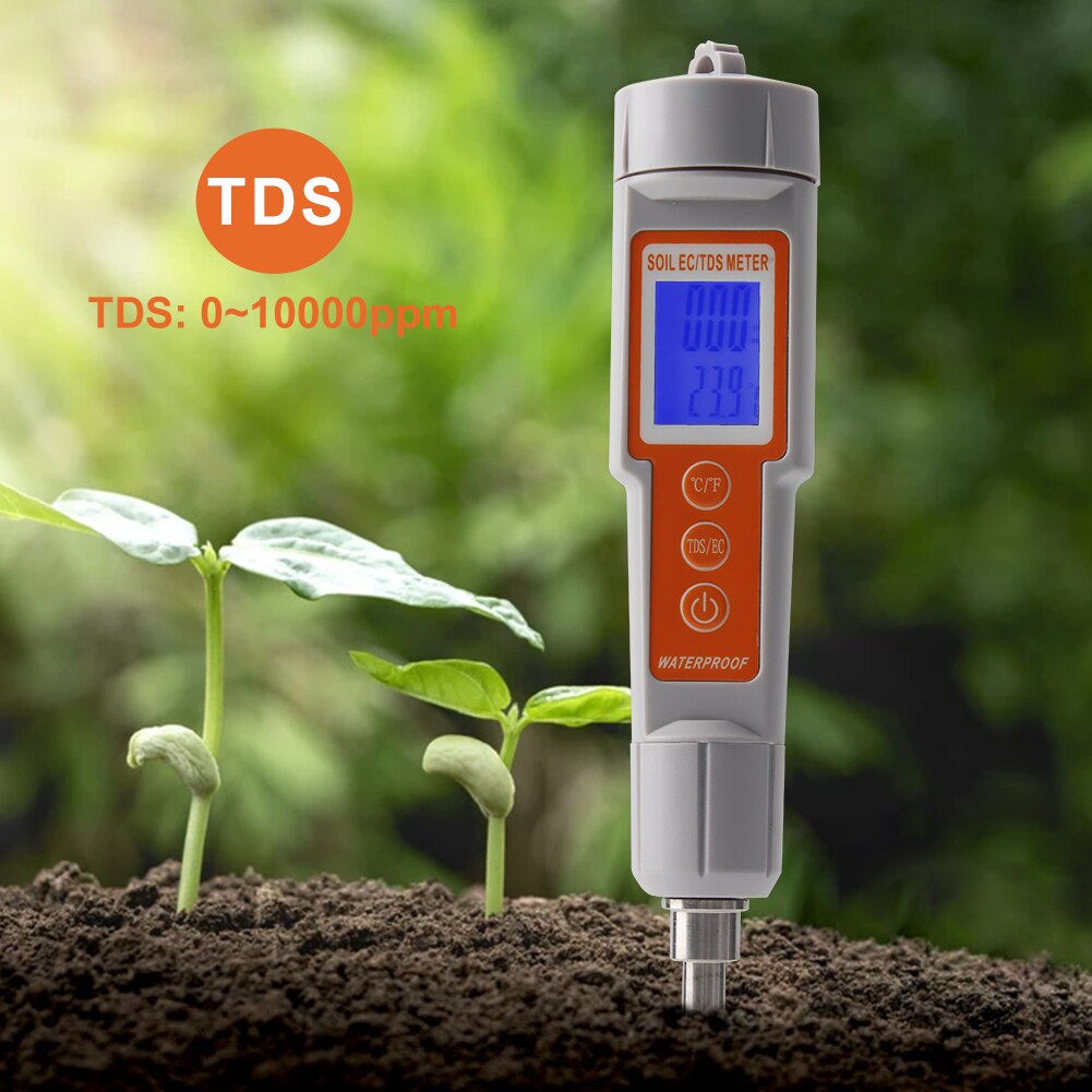 Digital Soil Meter Temperature TDS EC 0-10000us/cm... – Vicedeal