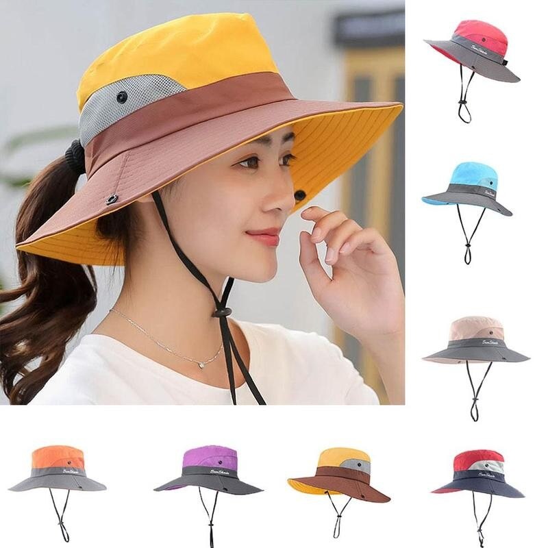 UPF 50+ Sun Hat Bucket Waterproof Summer Men Women... – Vicedeal