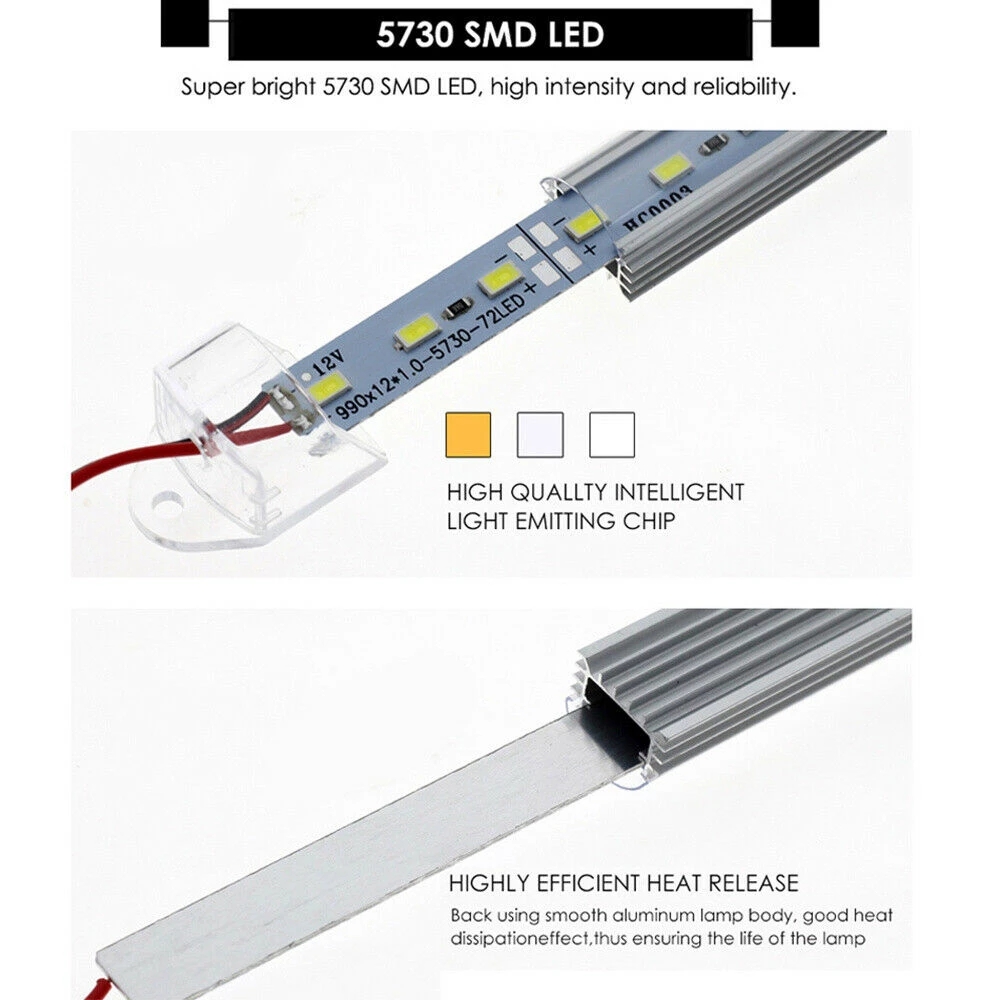 5 Stuks 20Cm 30Cm 50Cm 12V 24V Led Keuken Onder Ka... – Vicedeal