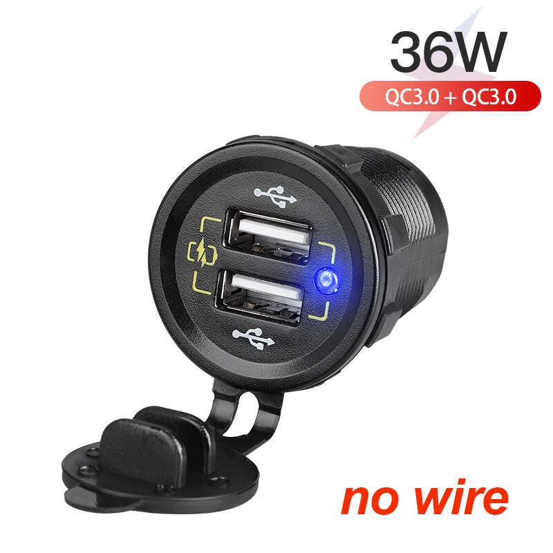 Quick Charge QC3.0 Dual Usb Autolader Waterdichte ... – Grandado Quick Charge QC3.0 Dual Usb Autolader Waterdichte ... – Grandado