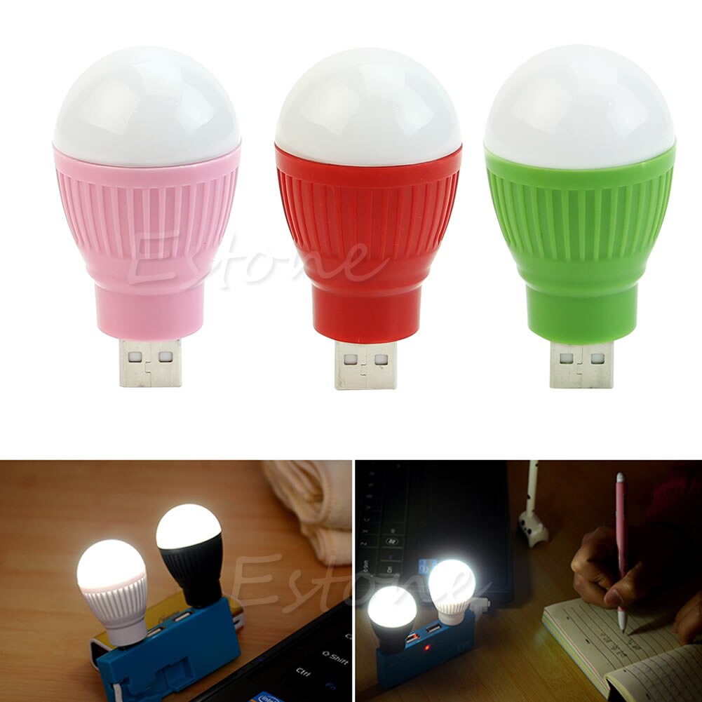 Tragbare 5W Mini USB LED Licht Lampe Birne Für Com... – Vicedeal