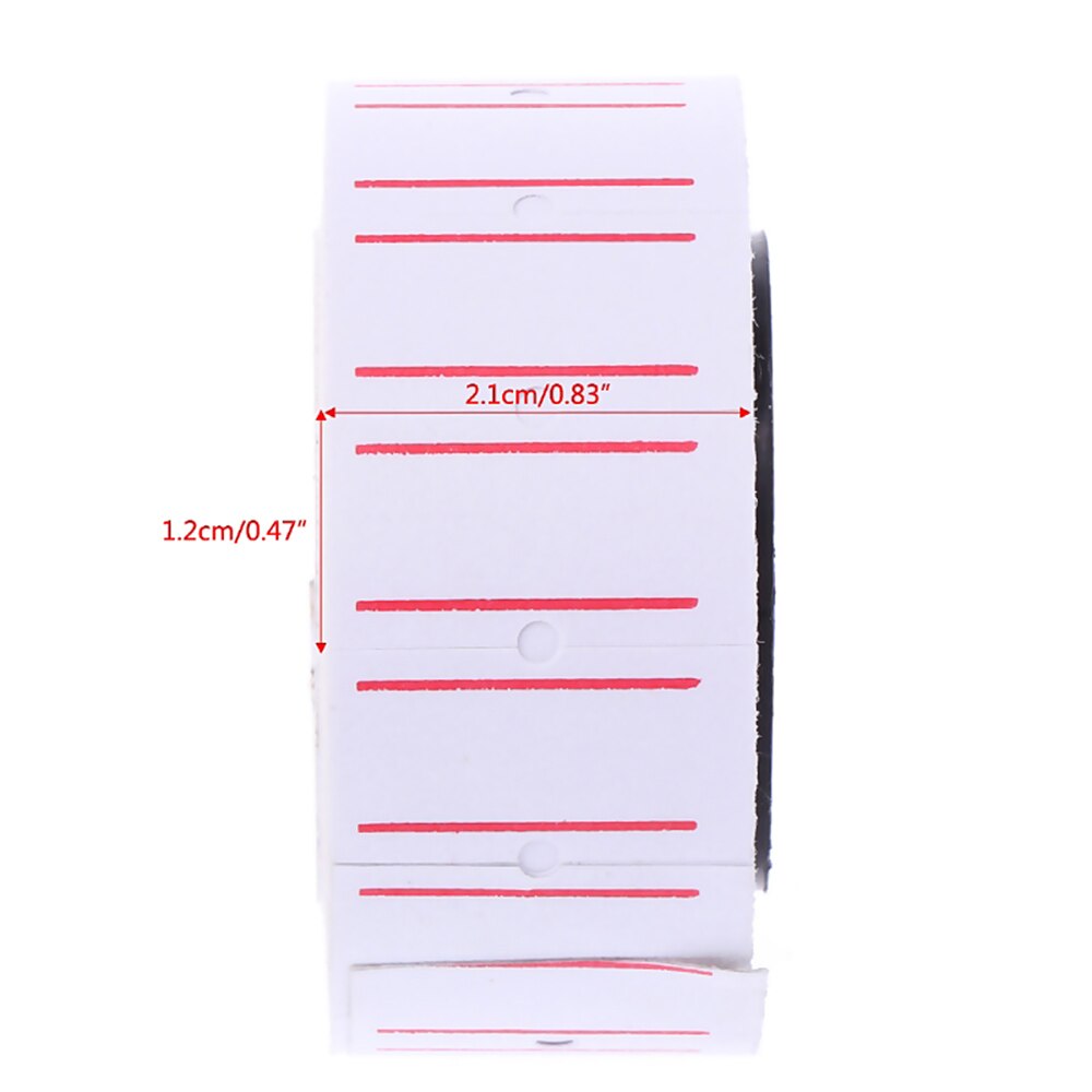 Red Paper Self Adhesive Price Marked Labels White ... – Vicedeal