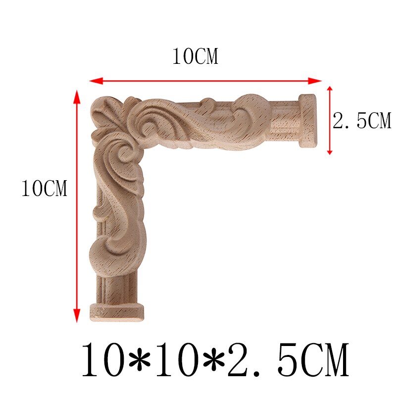 Wood Mouldings Wood Applique Wood Decal Onlay Unpa... – Grandado