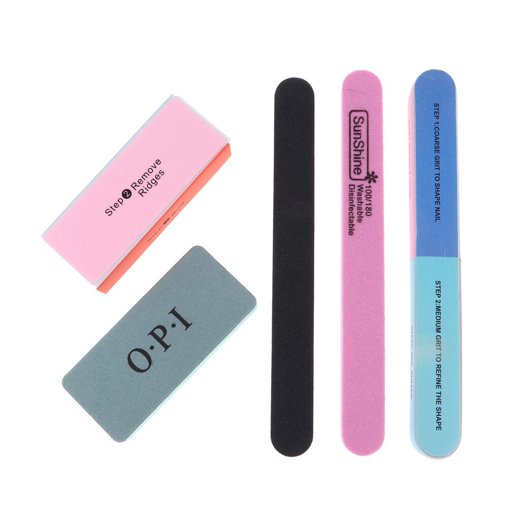 5 Pack Nail Buffer File Blok Nagelvijl Slijpen Blo... – Grandado