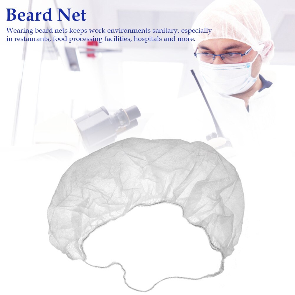 Pcslot Disposable Beard Nets Fitting Breathable La... – Grandado